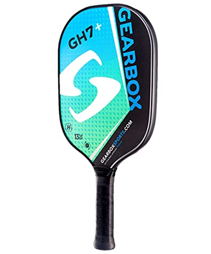 Gearbox GH7+ Pickleball Paddle, Blue/Green