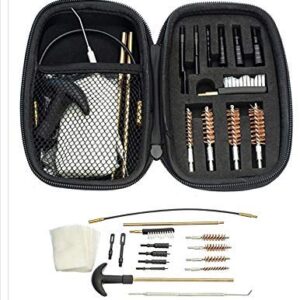 EDOG Range Warrior 27 Pc Gun Cleaning Kit -Featuring The Reaper Distressed Mat, Range Warrior Universal .22 9mm - .45 Kit & Tac Book Accessories Set