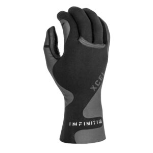 xcel unisex infiniti 5 finger glove 1.5mm (black, large)