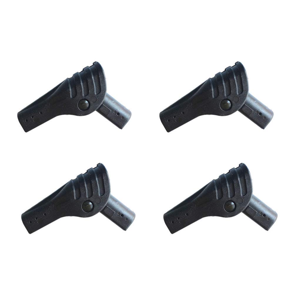 VICASKY 4 Pcs Tent Accessory Folding Joint Camping Supplies Plastic Support Rod Tent Pole Repair Kit Automatic Tent Support Components Joint Parts