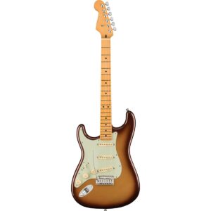 fender american ultra stratocaster left-handed - mocha burst with maple fingerboard