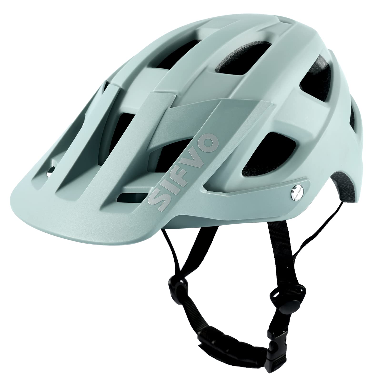 Bike Helmet, SIFVO Bike Helmets for Men and Women, Mountain Bike Helmet with Visor Helmets for Adults to Youth Bicycle Helmet Road Bike Helmet Safe and Comfortable 54-62cm【M/L】