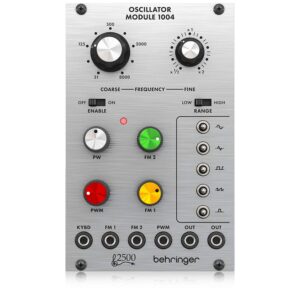 behringer oscillator module 1004 legendary 2500 series dual core vco module for eurorack