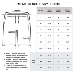 Real Essentials Men's Casual Lounge Shorts Pockets Active Sports Fitness Training Athletic Gym Sweat Workout Knit Soccer Basketball French Terry Cloth Cotton Dry Fit Jersey Sleep, Set 4, XL, Pack of 3