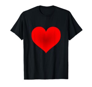 beating red heart t-shirt