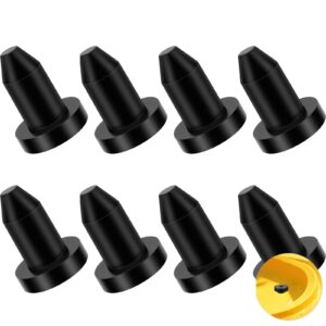 Skylety 8 Pieces Kayak Drain Plug Silicone Scupper Plugs Drain Holes Stopper Bung for Most Fishing Boats Kayak