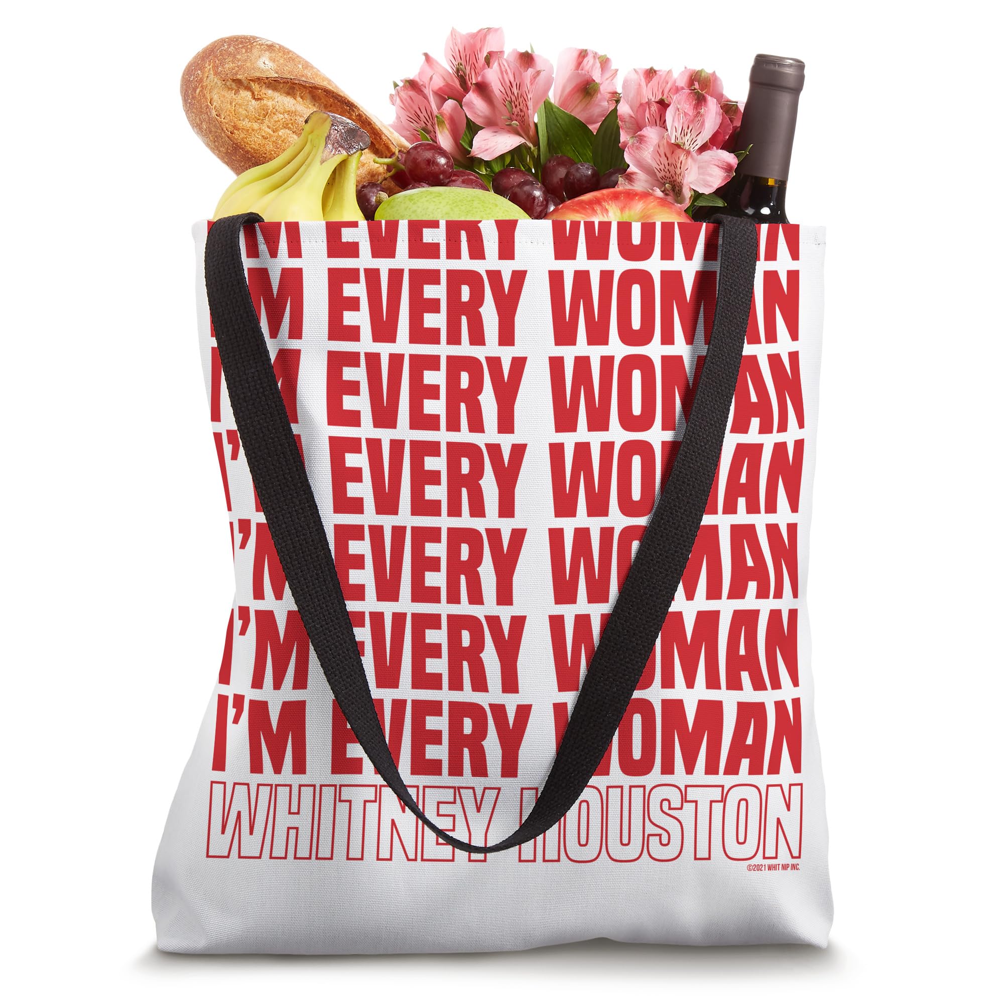 Whitney Houston I'm Every Woman Tote Bag