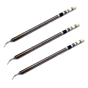 hakko t15-jl02 - hakko t15-jl02 soldering tip for fm2027 iron, bent 30°, 0.2 x 7.5mm, replaces old p/n t7-jl02 (3 pack)