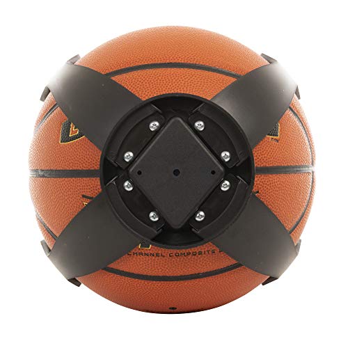 Silverback Basketball Holder Compatible with Men's, Women's, Youth Basketballs, Soccer Balls, Volleyballs, and Kickballs,Black