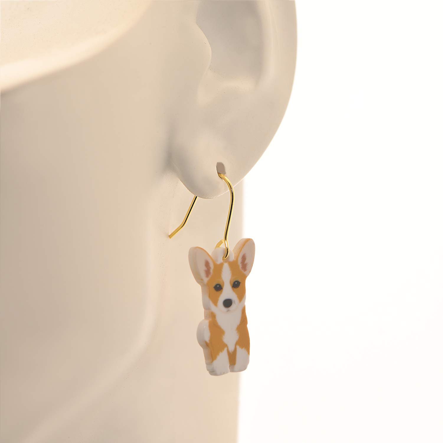 Spinningdaisy Pawing in Love Dog Earrings | Doggy Mom Essential Corgi