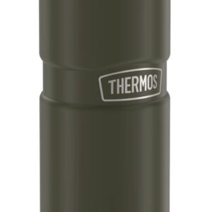 Thermos Stainless King Vacuum-Insulated Compact Bottle, 16 Ounce, Army Green