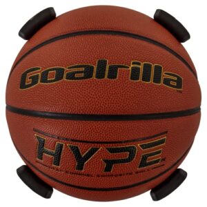 Silverback Basketball Holder Compatible with Men's, Women's, Youth Basketballs, Soccer Balls, Volleyballs, and Kickballs,Black