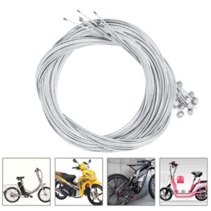 【𝐄𝐚𝐬𝐭𝐞𝐫 𝐏𝐫𝐨𝐦𝐨𝐭𝐢𝐨𝐧】 CHICIRIS 20PCS Premium Bike Brake Cable, 1.6mm Thick 20PCS 2.5M Length Electric Bicycle Brake Line, for Electric Scooter E-Bike Bicycle Modification Cycling Accessory