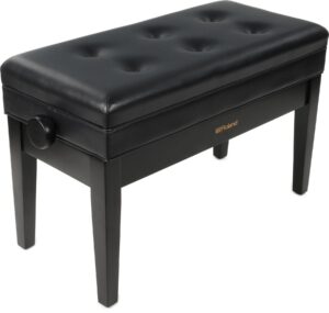 roland piano benches (rpb-d400bk-us), black