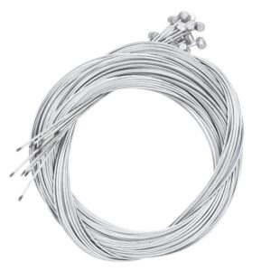 【𝐄𝐚𝐬𝐭𝐞𝐫 𝐏𝐫𝐨𝐦𝐨𝐭𝐢𝐨𝐧】 CHICIRIS 20PCS Premium Bike Brake Cable, 1.6mm Thick 20PCS 2.5M Length Electric Bicycle Brake Line, for Electric Scooter E-Bike Bicycle Modification Cycling Accessory