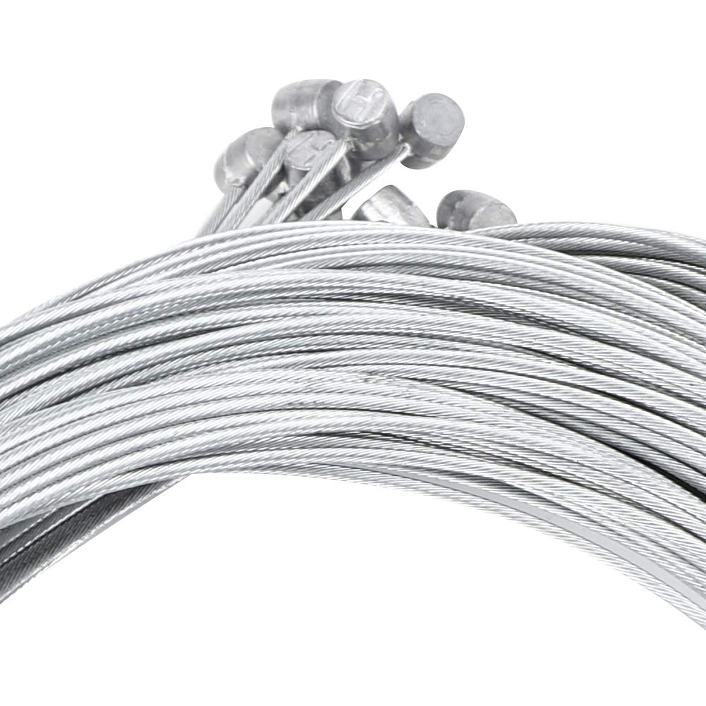 【𝐄𝐚𝐬𝐭𝐞𝐫 𝐏𝐫𝐨𝐦𝐨𝐭𝐢𝐨𝐧】 CHICIRIS 20PCS Premium Bike Brake Cable, 1.6mm Thick 20PCS 2.5M Length Electric Bicycle Brake Line, for Electric Scooter E-Bike Bicycle Modification Cycling Accessory