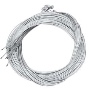 【𝐄𝐚𝐬𝐭𝐞𝐫 𝐏𝐫𝐨𝐦𝐨𝐭𝐢𝐨𝐧】 chiciris 20pcs premium bike brake cable, 1.6mm thick 20pcs 2.5m length electric bicycle brake line, for electric scooter e-bike bicycle modification cycling accessory