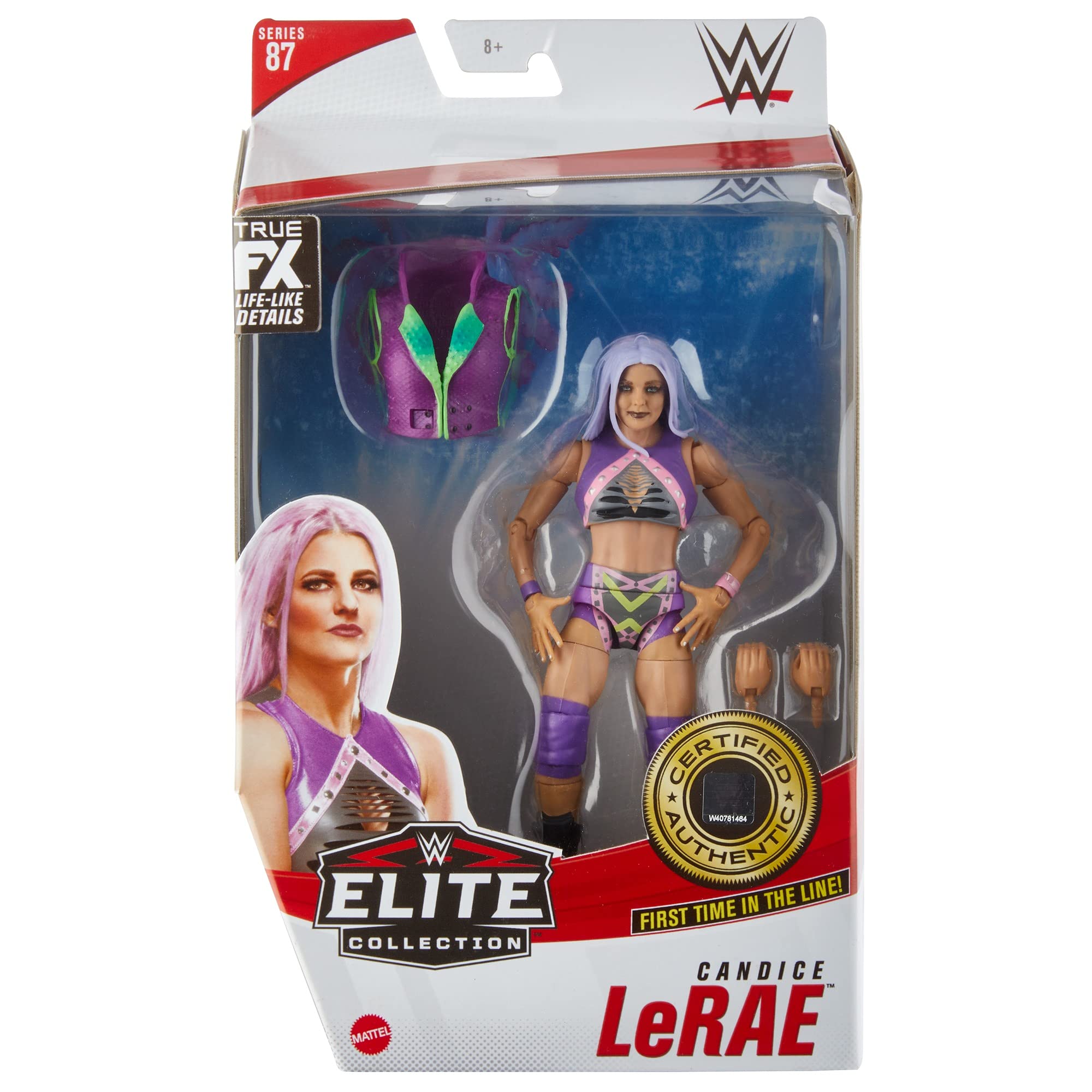 Mattel WWE Candice LeRae Elite Collection 6 Action Figure, 6-in Posable Collectible Toy for Mattel WWE Fans Ages 8 Years Old & Up