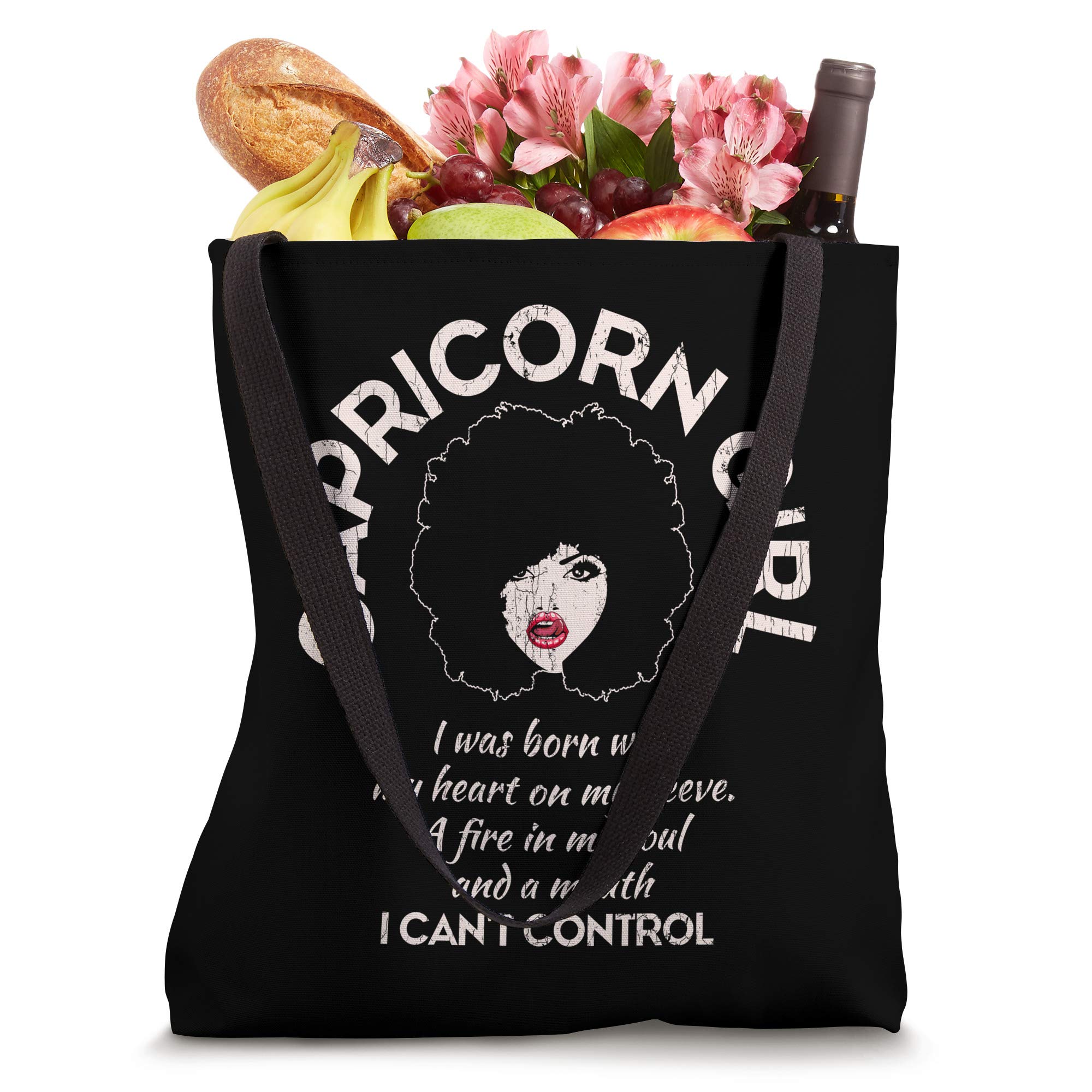 Capricorn Savage AF Apparel Funny Zodiac Gift Tote Bag