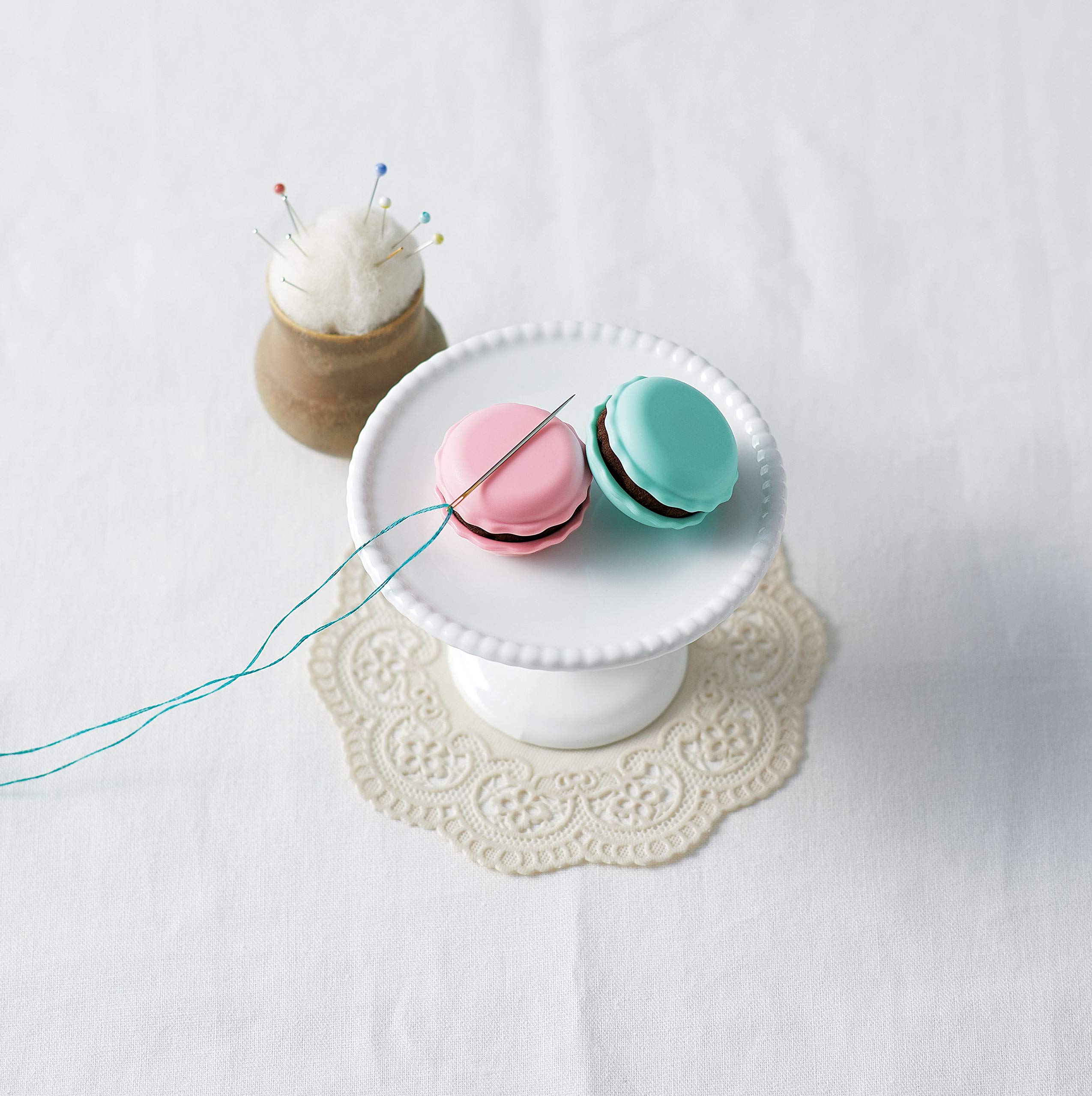 Clover Needlecraft SweetnSharpMacaron-Rasberr Notion, Pink