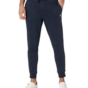 Original Penguin Men's Sticker Pete Fleece Jogger Pant, Dark Sapphire, XX Large