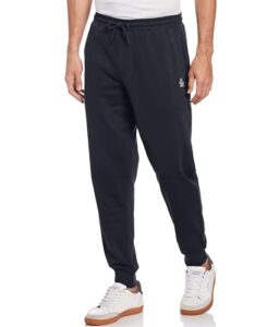 original penguin men's sticker pete fleece jogger pant, dark sapphire, xx large