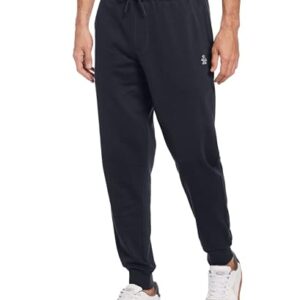 Original Penguin Men's Sticker Pete Fleece Jogger Pant, Dark Sapphire, XX Large