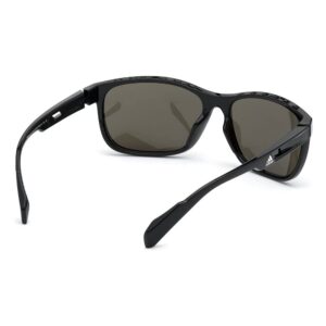 Sunglasses Adidas Sport SP 0014 01D Shiny Black/Smoke Polarized Lenses