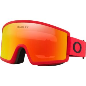 oakley target line m redline w/fire iridium