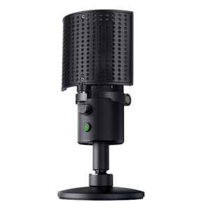 Razer Seiren X Mic Pop Filter - Three Layers Filter Microphone Wind Pop Screen Mask Shield For Razer Seiren X Mic to Improve Sound Quality by YOUSHARES