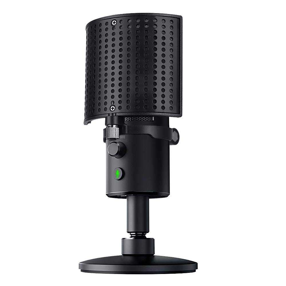 Razer Seiren X Mic Pop Filter - Three Layers Filter Microphone Wind Pop Screen Mask Shield For Razer Seiren X Mic to Improve Sound Quality by YOUSHARES