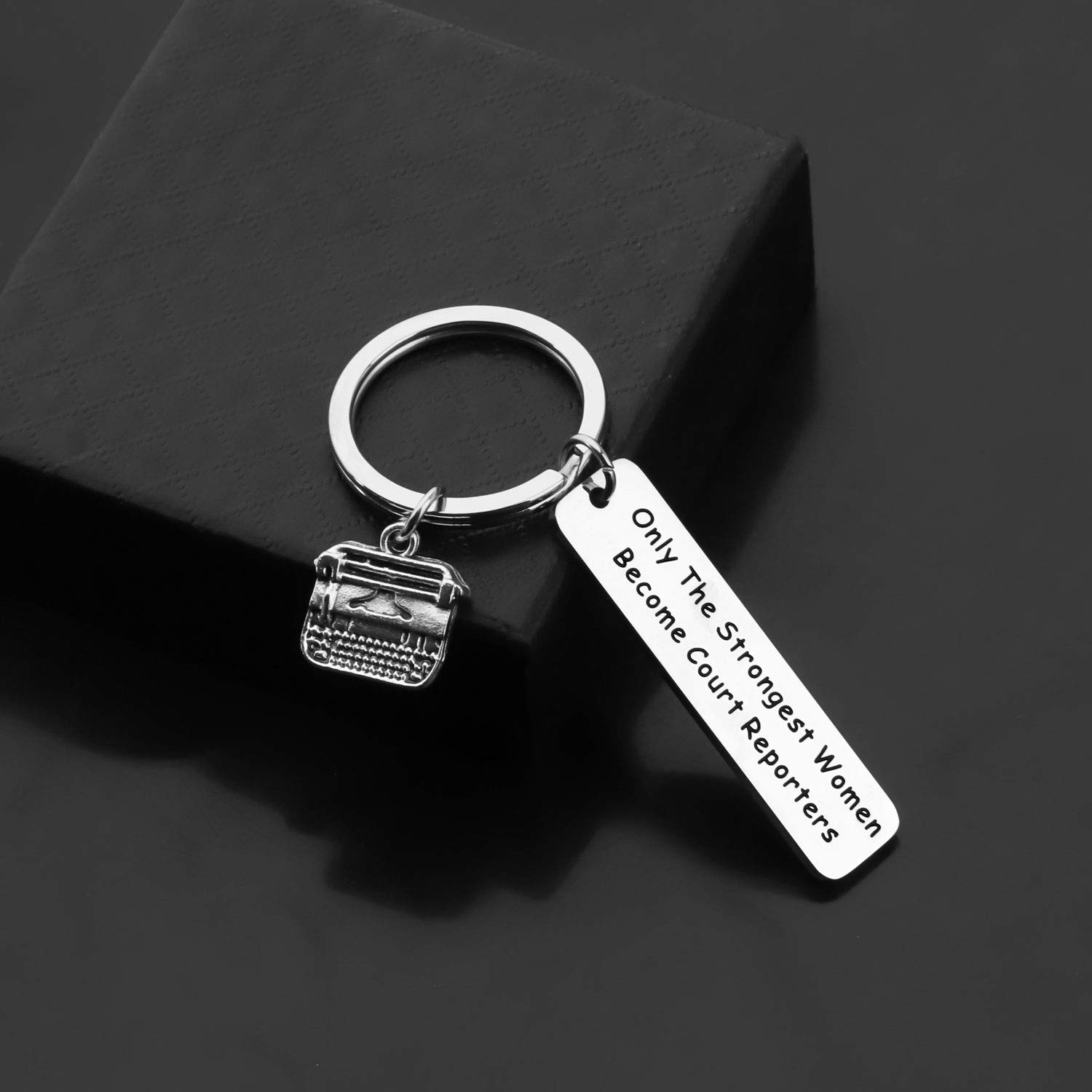 WSNANG Court Reporter Gift Only The Strongest Women Become Court Reporters Keychain Stenographer Gift (Court Reporters KC)