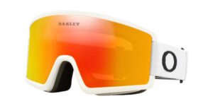 oakley target line l matte white w/fire iridium