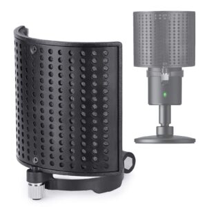 razer seiren x mic pop filter - three layers filter microphone wind pop screen mask shield for razer seiren x mic to improve sound quality by youshares