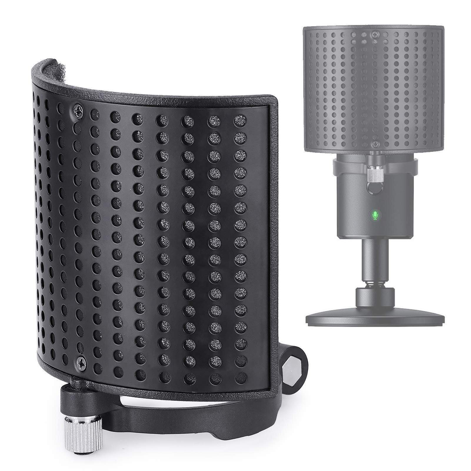 Razer Seiren X Mic Pop Filter - Three Layers Filter Microphone Wind Pop Screen Mask Shield For Razer Seiren X Mic to Improve Sound Quality by YOUSHARES