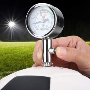 Vbestlife Ball Pressure Gauge, Air Pressure Gauge Barometer Tool Adjust The Pressure for Basketball Football Volleyball