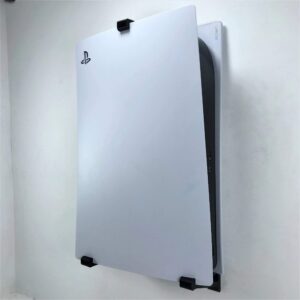 3d cabin ps5 wall mount wall bracket holder stand for play station 5 digital triple support any orientation black left