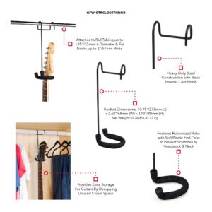 Gator Frameworks Closet Hanger Yoke for Acoustic, Electric & Bass Guitars (GFW-GTRCLOSETHNGR)