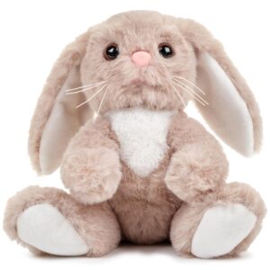 bearington lil’ boomer the bunny stuffed animal, 6 inch easter bunny plush, easter bunnies