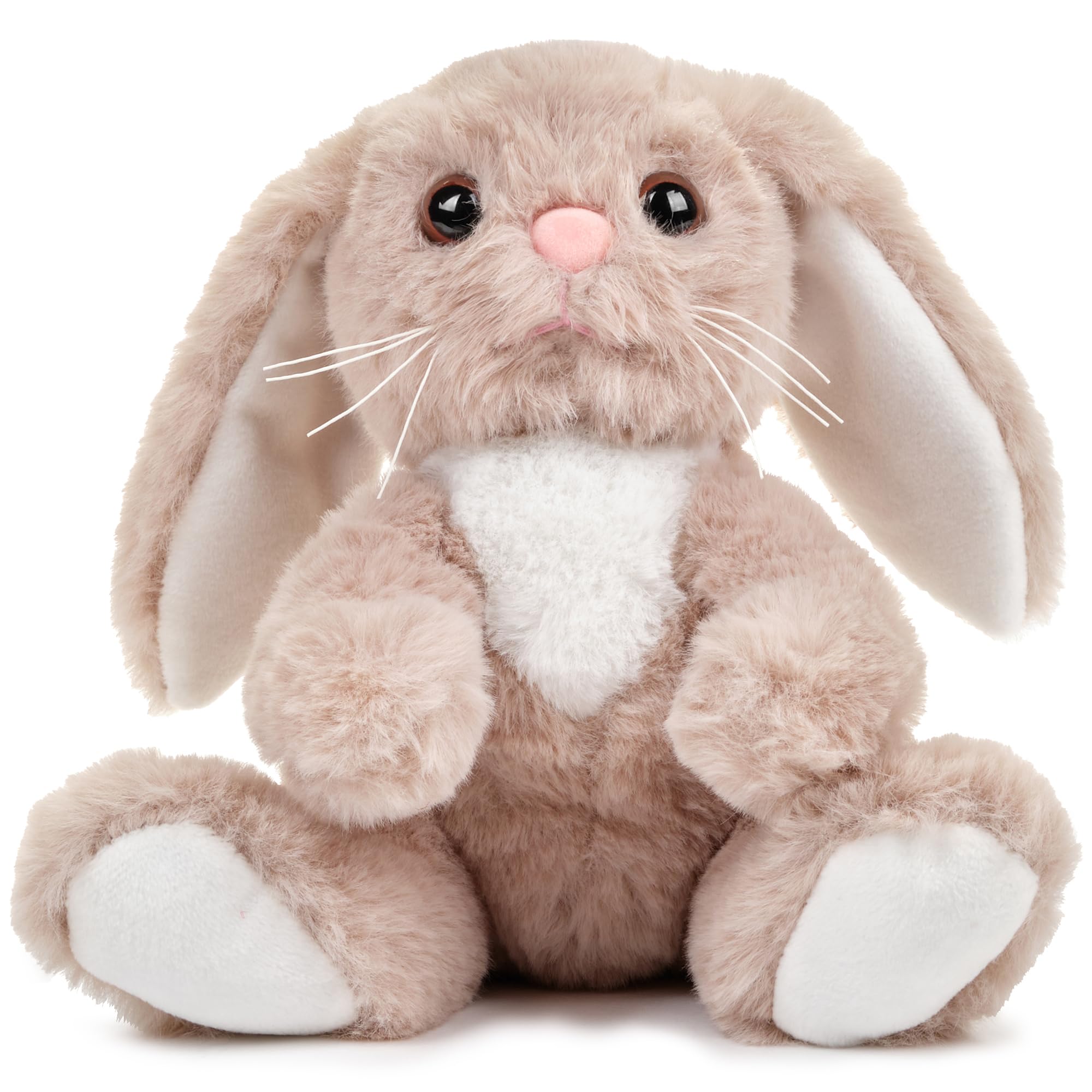 Bearington Lil’ Boomer The Bunny Stuffed Animal, 6 Inch Easter Bunny Plush, Easter Bunnies