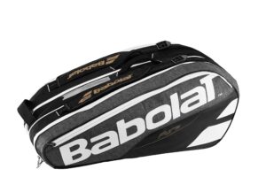 babolat pure 9 pack tennis bag grey