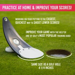 PuttOUT Premium Pressure Putt Trainer - Perfect Your Golf Putting (Stone)