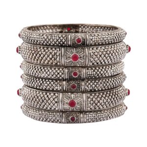 efulgenz indian oxidized jewelry for navratri indian bangle set oxidized bangles traditional bracelet jewelry for women