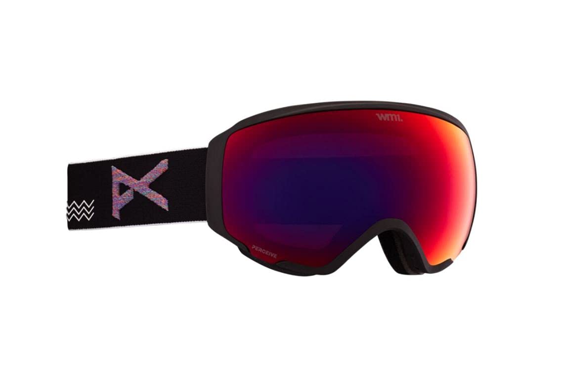 Anon Women's WM1 Goggles with Spare Lens, Waves / Perceive Sunny Red