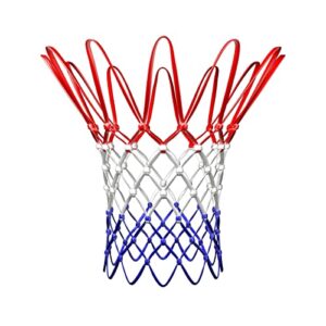 spalding all-weather red, white, blue net