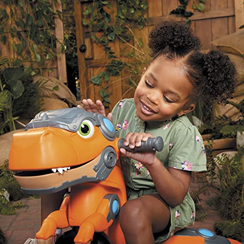 Little Tikes Chompin' Dino Trike, Outdoor Indoor Ride On Toy w/Dinosaur Sounds Roars, Adjustable Seat, Rugged Wheels- Kids Gift, for Toddler Boys & Girls Ages 3 4 5+ Years Old, Large