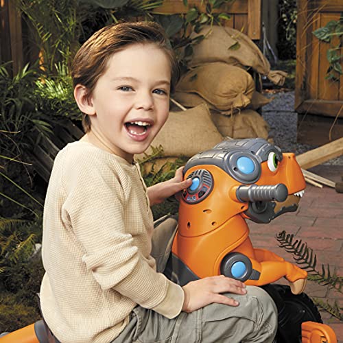 Little Tikes Chompin' Dino Trike, Outdoor Indoor Ride On Toy w/Dinosaur Sounds Roars, Adjustable Seat, Rugged Wheels- Kids Gift, for Toddler Boys & Girls Ages 3 4 5+ Years Old, Large