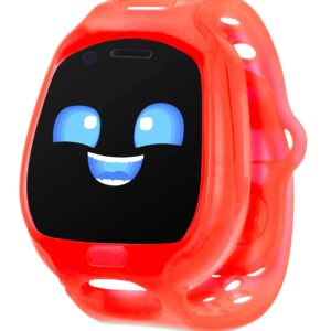 Little Tikes Tobi 2 Robot Red Smartwatch- 2 Cameras, Interactive Robot, Games, Videos, Selfies, Pedometer & More, Touchscreen, Parental Control- Stem Gifts, for Kids Boys Girls 6 7 8+