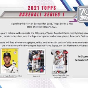 Topps 2021 Series 1 Baseball Hanger Pack