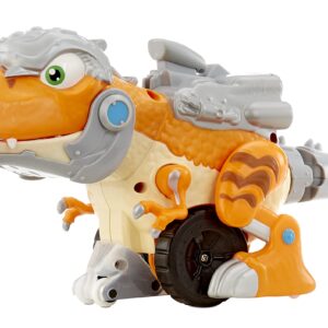 Little Tikes T-Rex Strike RC Remote Control Chompin' Dinosaur Toy Vehicle Car with Full 360 Degree Spins That Roars, Plays Music and SFX- Gifts for Kids, Toys for Boys & Girls Ages 4 5 6+ Years Old